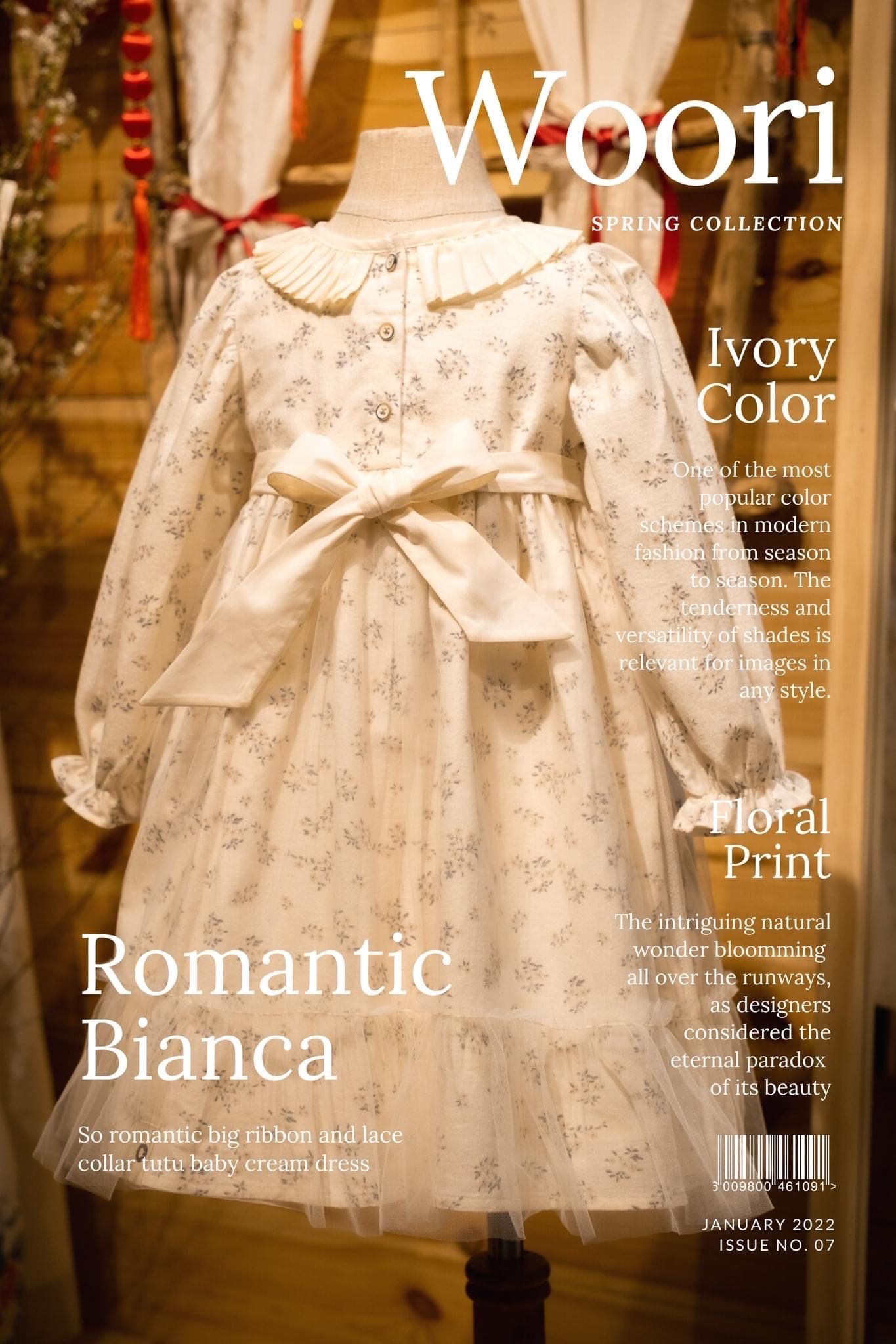 Váy Bianca Bloom phủ voan – WOORI HOUSE