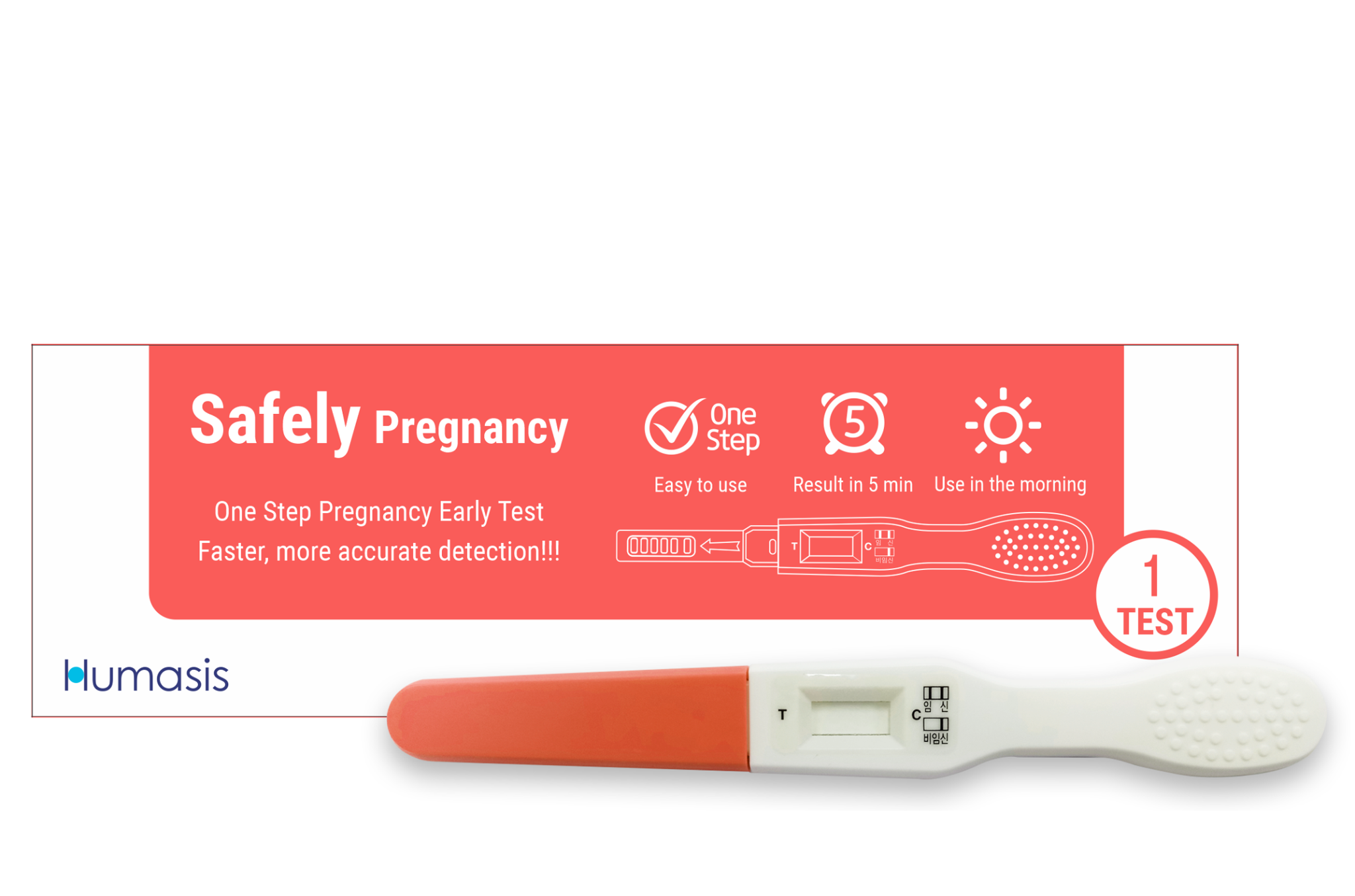 Que thử thai Safely Pregnancy – Humasis Vina