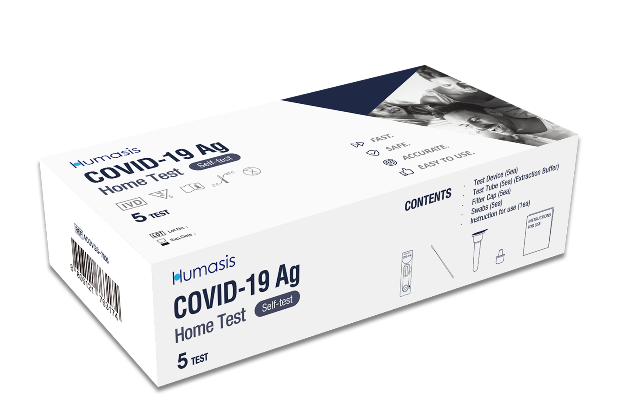HUMASIS COVID-19 Ag Home Test – Humasis Vina