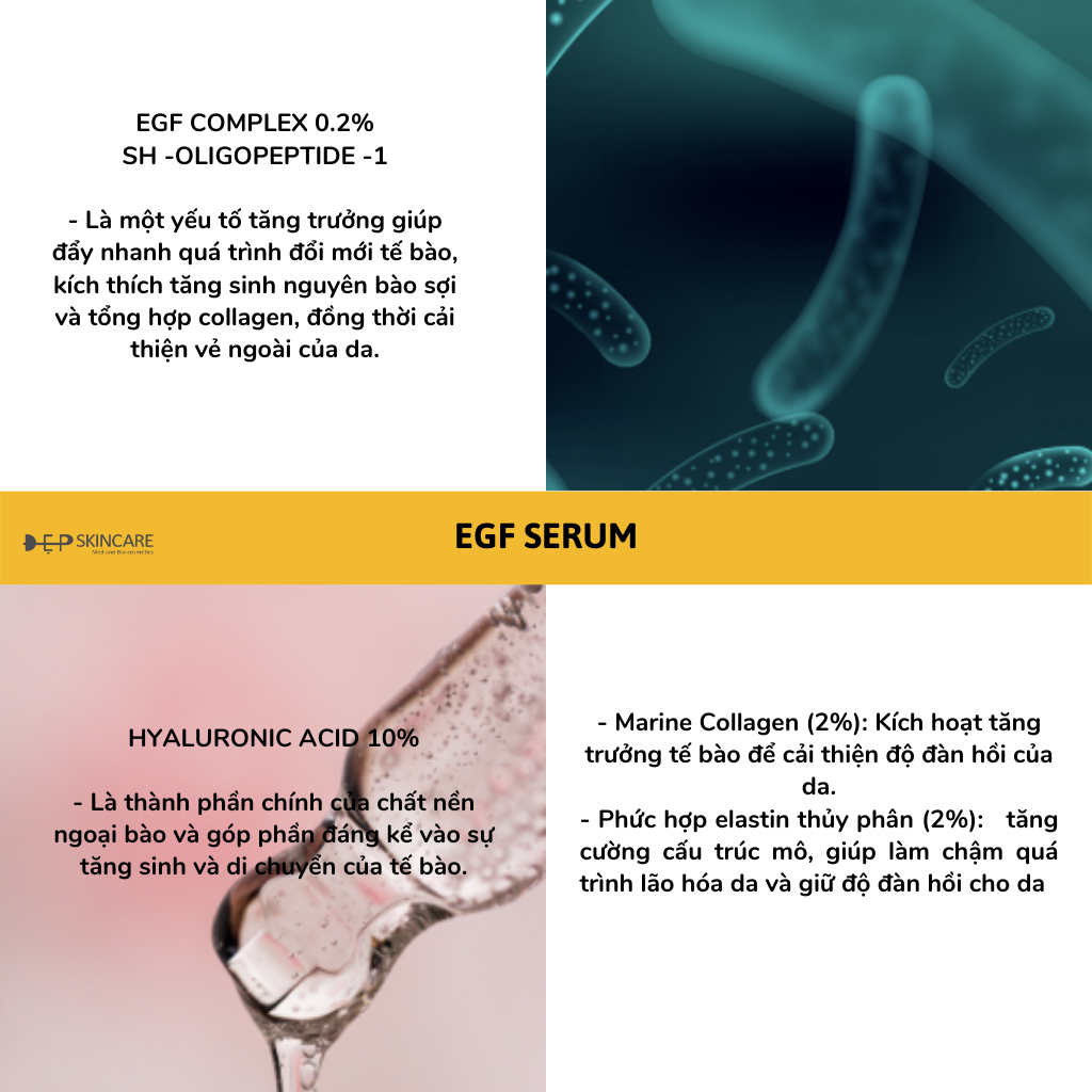 Kem kích hoạt tái tạo và bảo vệ tế bào da EGF – Shop Đẹp Skincare
