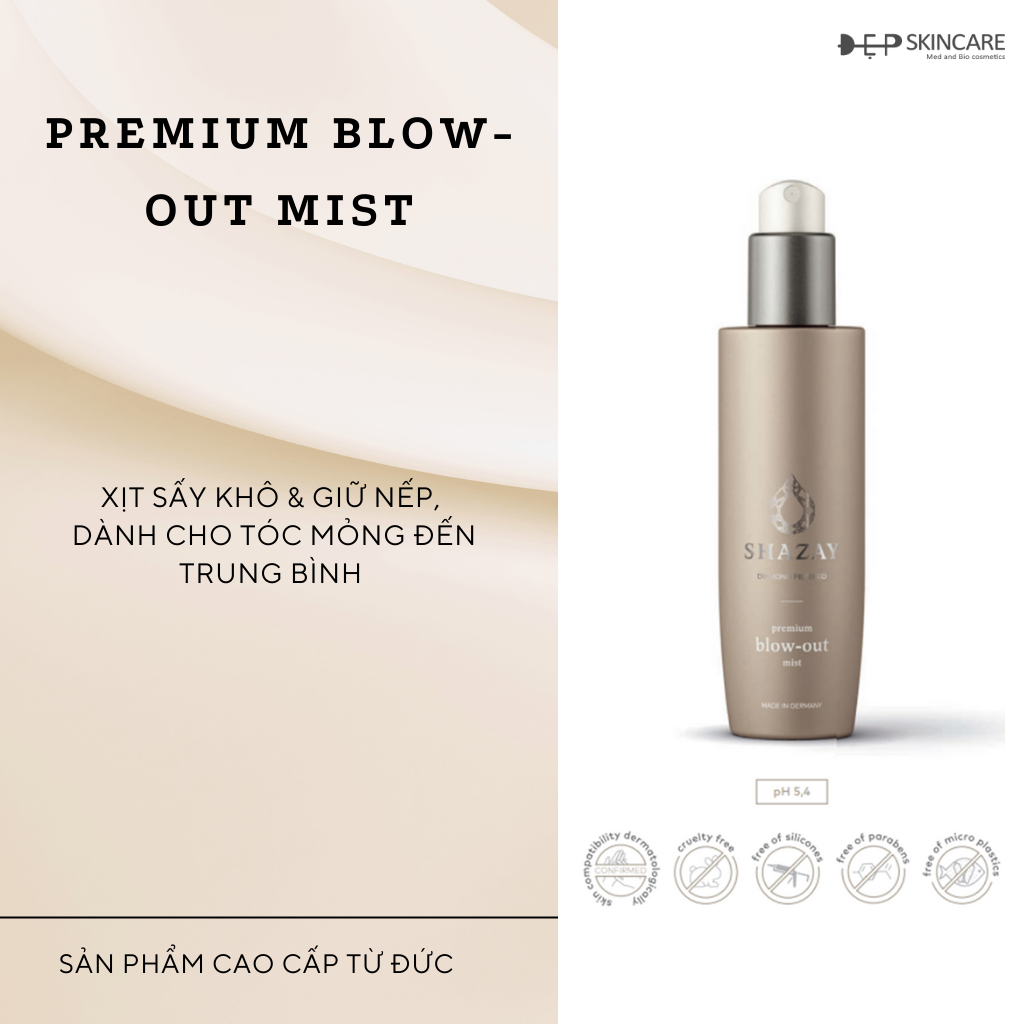 Xịt dưỡng giữ nếp tóc Premium Blow-Out Mist – Shop Đẹp Skincare