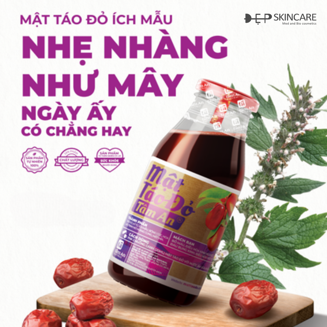 Mật táo đỏ Tâm An Ích Mẫu – Shop Đẹp Skincare
