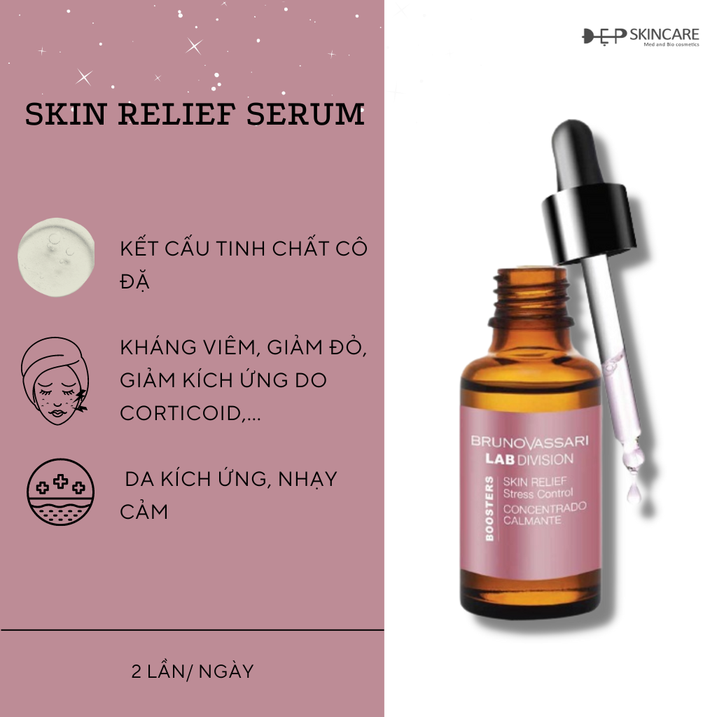 Serum điều trị da kích ứng do nhiễm corticoid Skin Relief – Shop Đẹp ...
