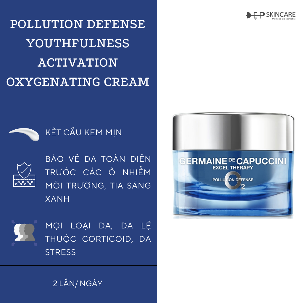 Kem dưỡng ẩm, thanh lọc da Excel Therapy O2 Pollution Defense – Shop ...