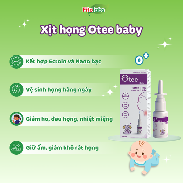 Xịt họng Otee baby – FITOLABS