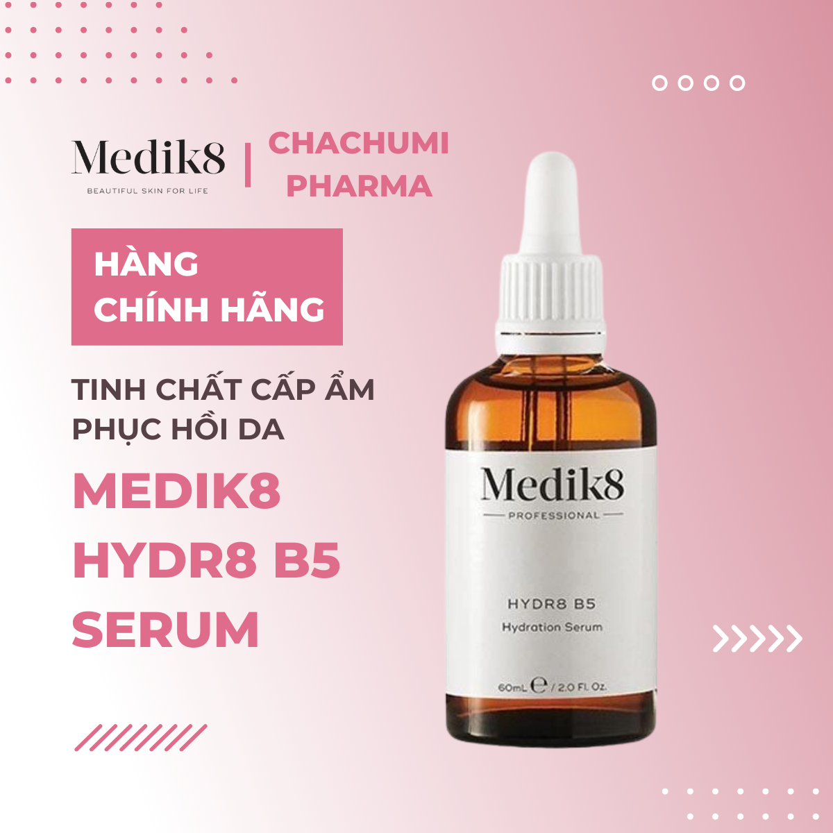 Medik8 Hydr8 B5 serum - Tinh chất cấp ẩm phục hồi da – CHACHUMI PHARMA