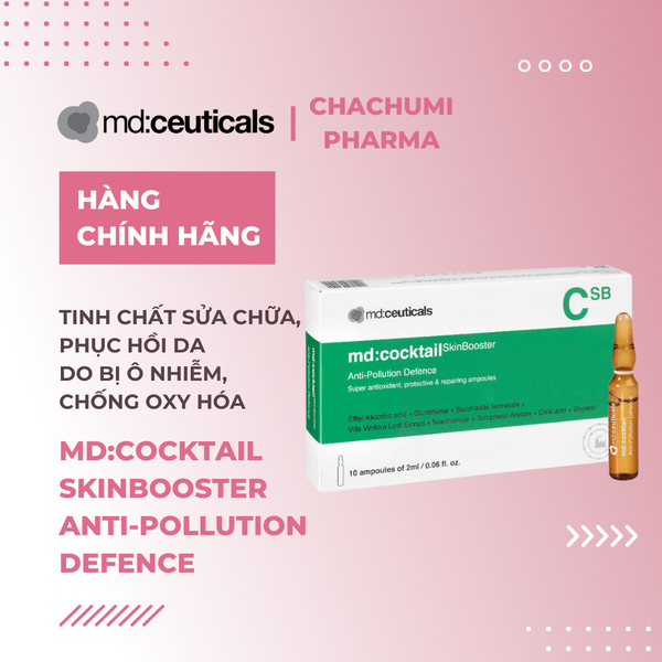 Md:ceuticals md:cocktail Skinbooster Anti-Pollution Defence – Tinh chấ ...