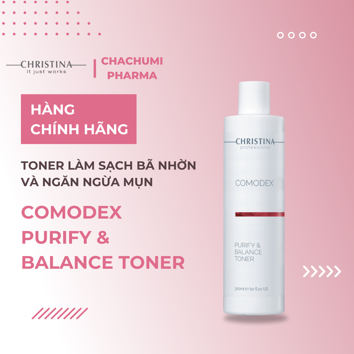 Toner Christina Comodex Purify & Balance Làm Sạch Bã Nhờn Và Ngăn Ngừa ...
