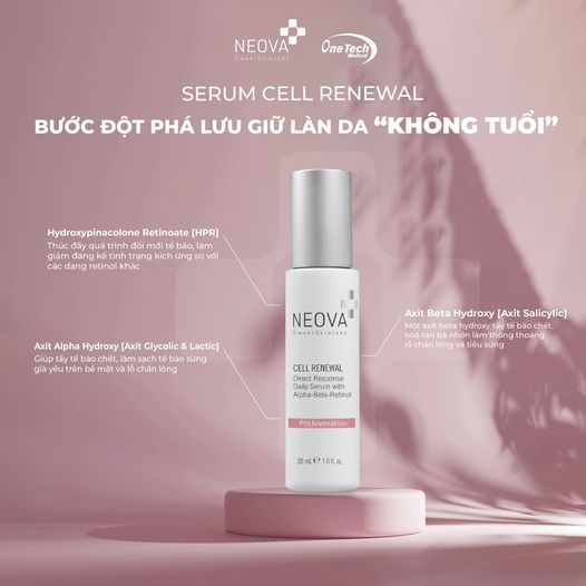 Neova Cell Renewal 30ml - Serum trẻ hóa da với Retinol + AHA + BHA ...