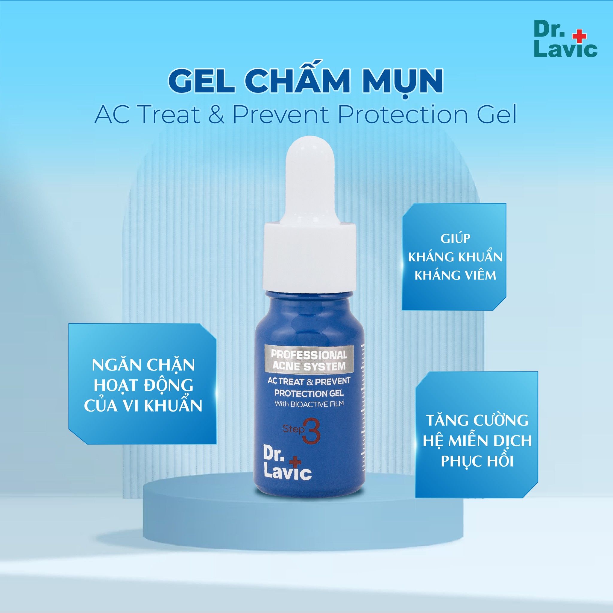 Gel chấm mụn giảm mụn Dr.Lavic Protection step 3 - DR954 – SENNIO