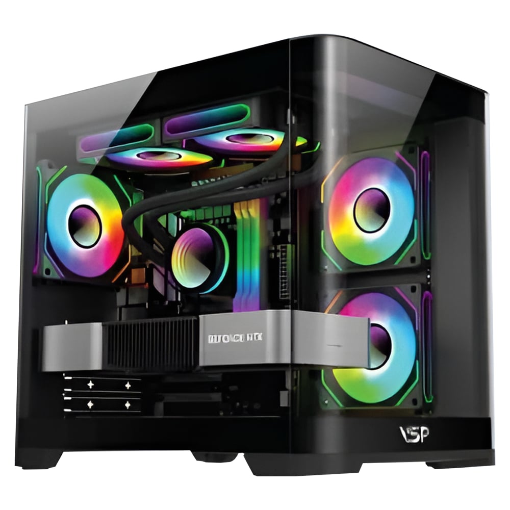 CASE VSP X7 AQUANAUT PRO GAMING - BLACK – Sao Chổi PC