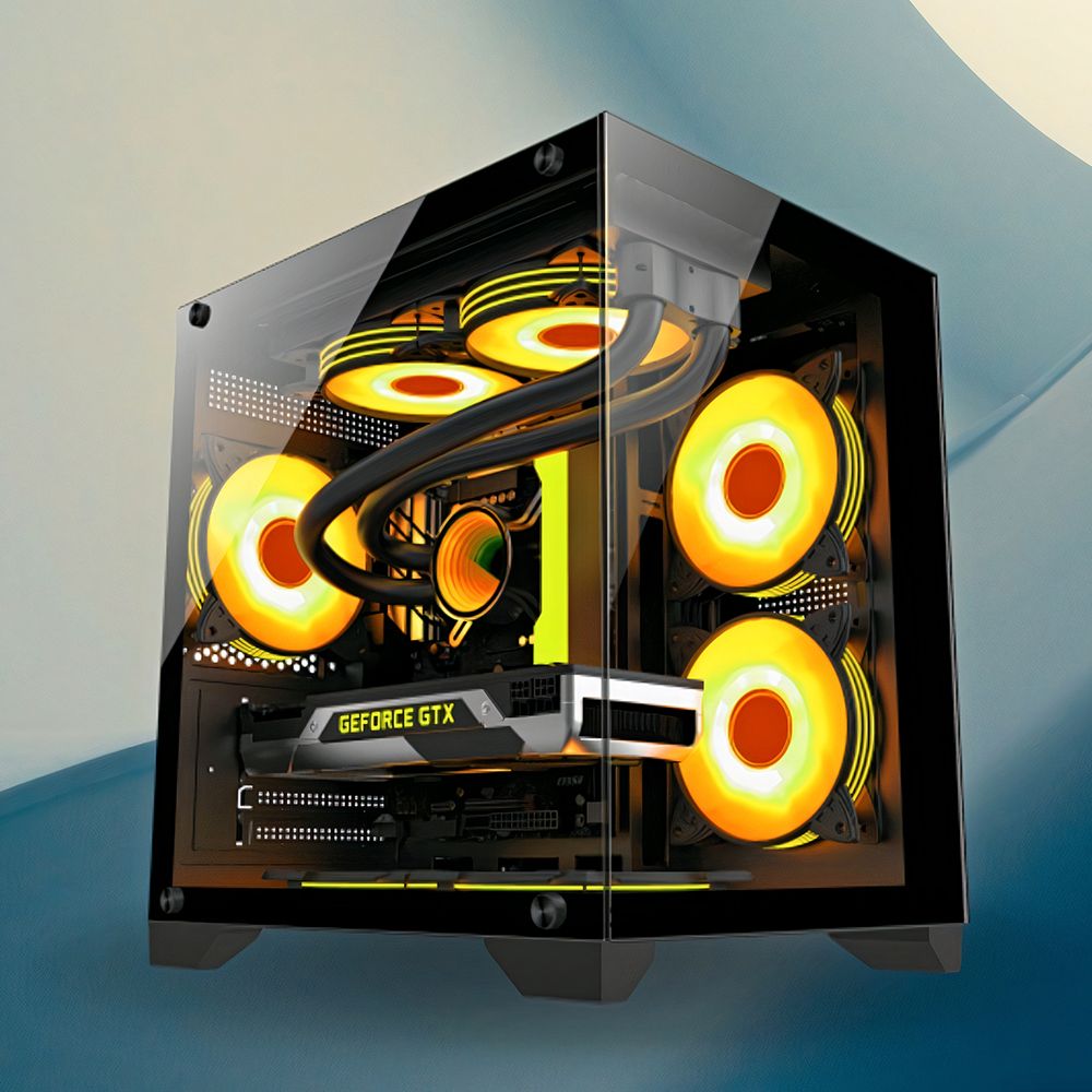 CASE EMASTER ECG982W GAMING BLACK – Sao Chổi PC