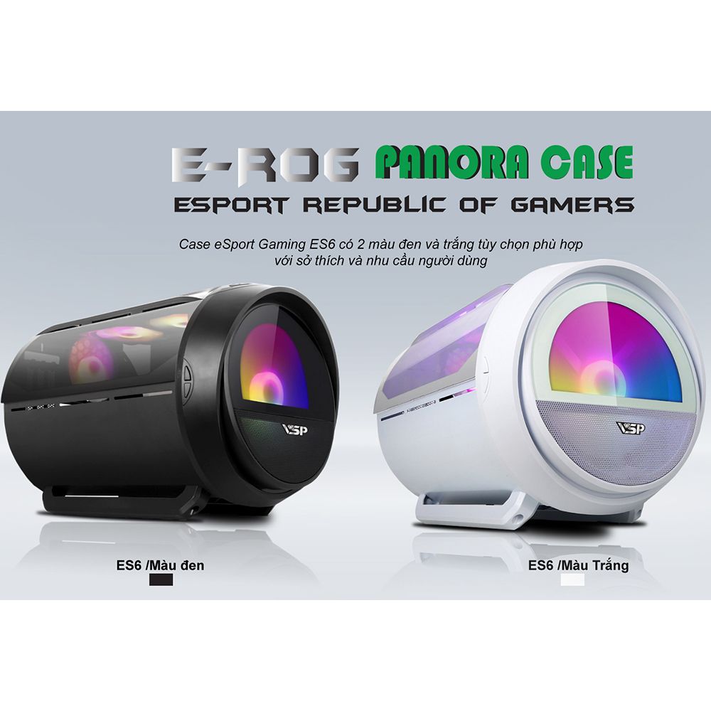 CASE VSP ES6 BLACK GIÁ RẺ – Sao Chổi PC