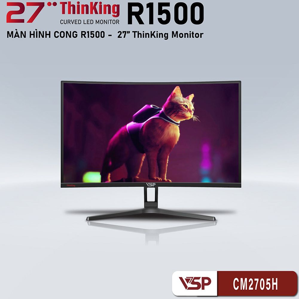 Màn hình VSP 27inch CONG 75Hz BLACK CM2705H GIÁ RẺ NHẤT – Sao Chổi PC