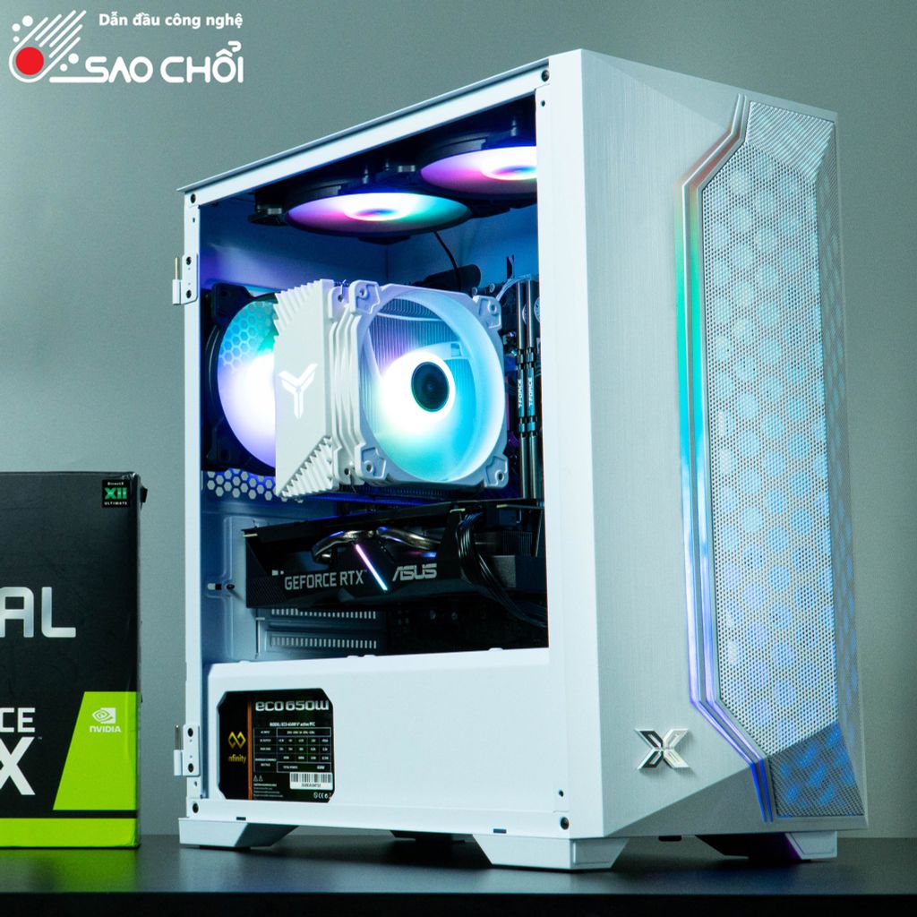 CASE XIGMATEK GEMINI II 3FB WHITE GIÁ RẺ NHẤT – Sao Chổi PC