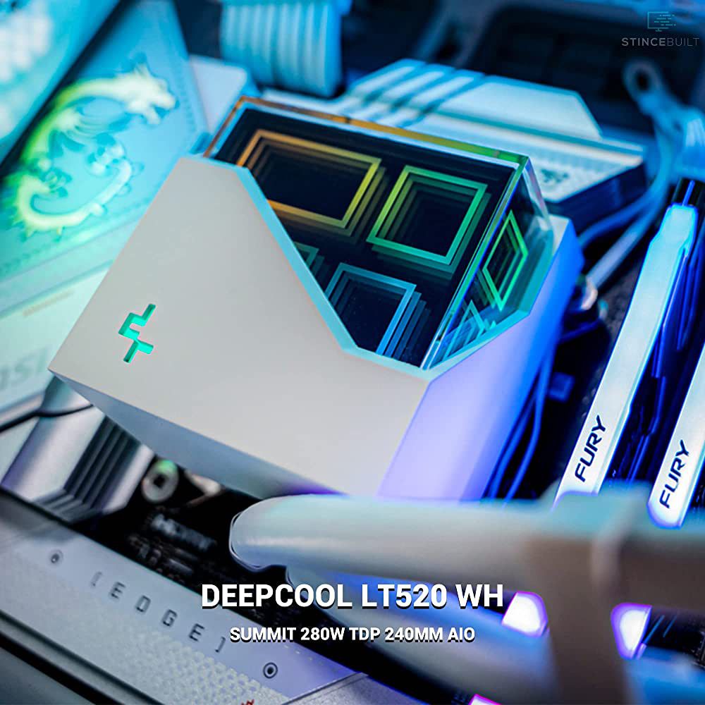 Tản Nhiệt Nước CPU Deepcool LT520 white High – Sao Chổi PC