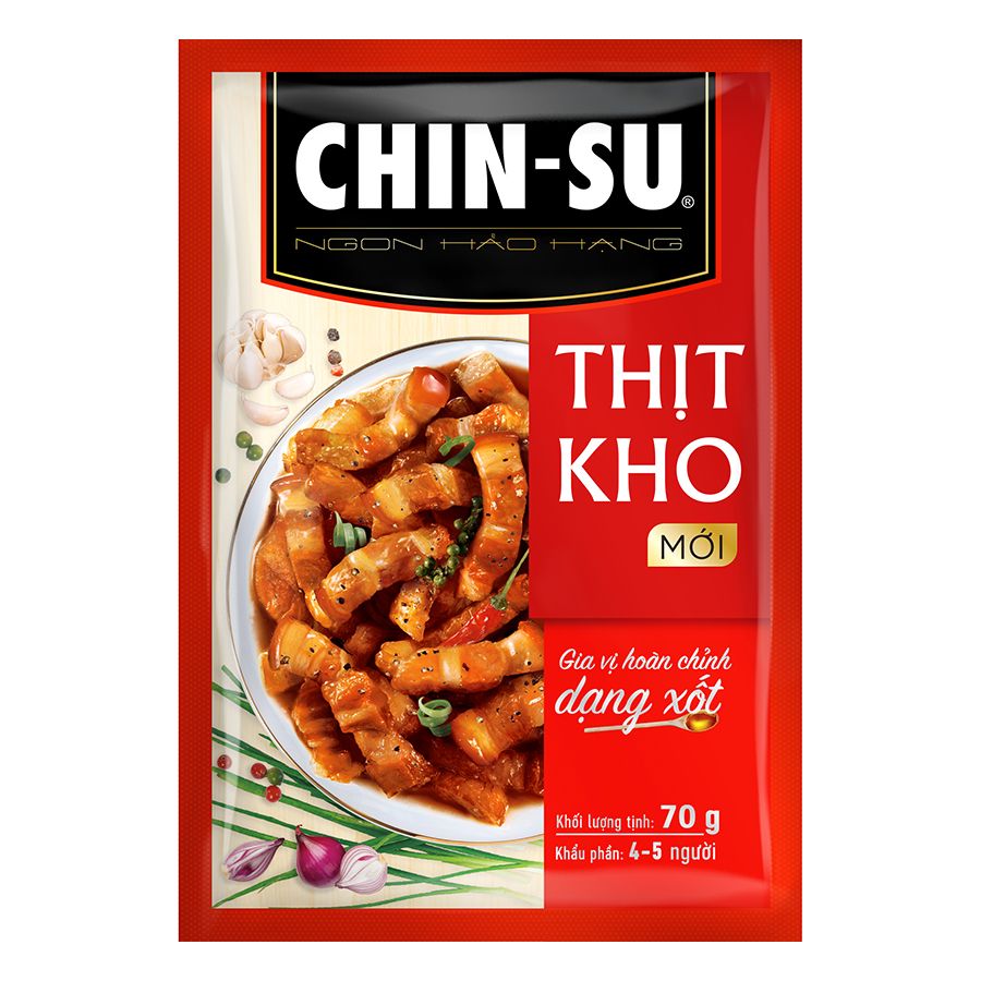 Gia vị hoàn chỉnh thịt kho MB Chinsu 70g – Siba Food Hà Nội