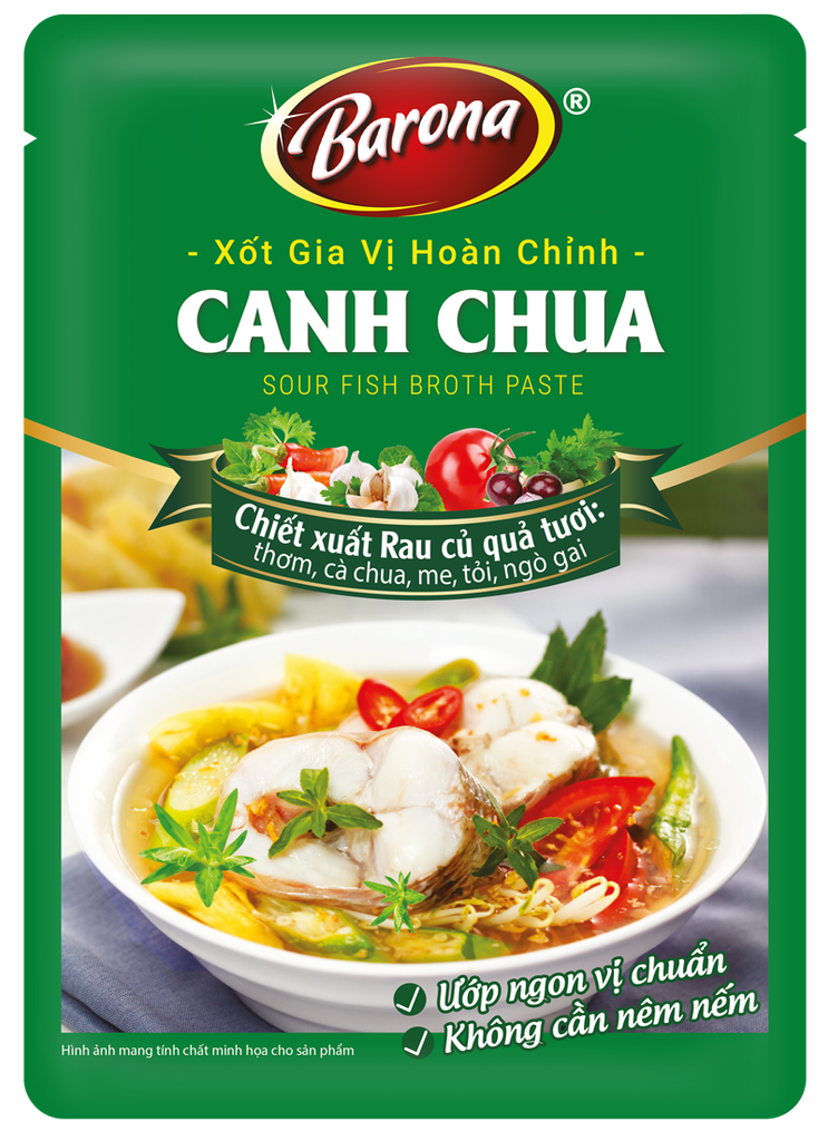 Xốt GVHC Canh chua Barona 80g – Siba Food Hà Nội