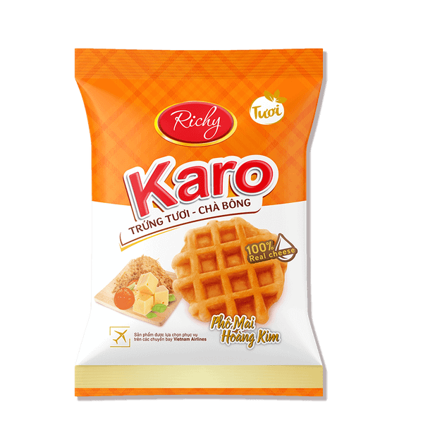 Bánh tươi Karo phô mai Hoàng Kim 156g – Siba Food Hà Nội