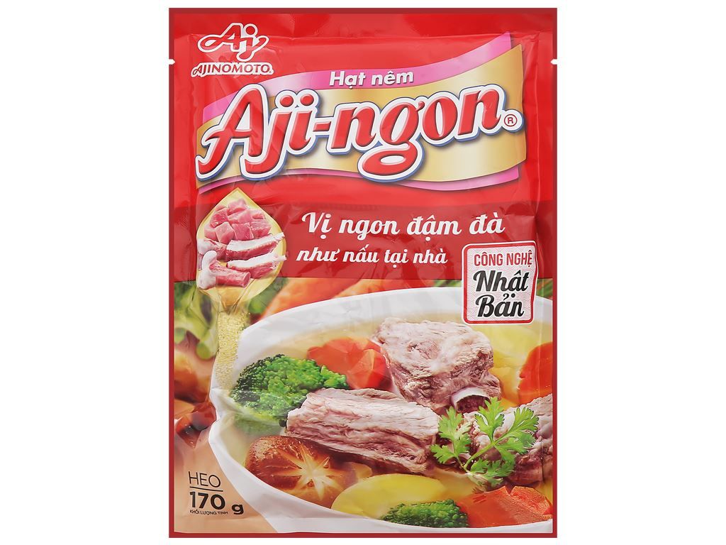 Hạt Nêm Heo Ajingon Gói 170g – Siba Food Hà Nội