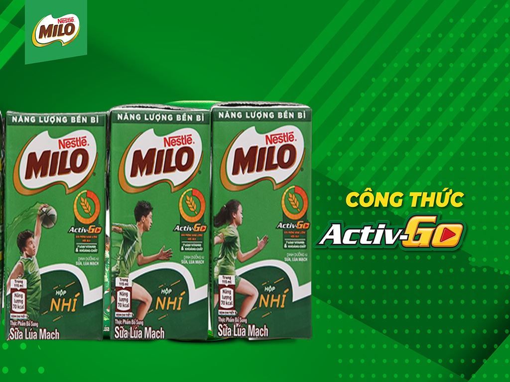 Sữa Milo Lúa Mạch - Lốc 4 x 115ml – Siba Food Hà Nội