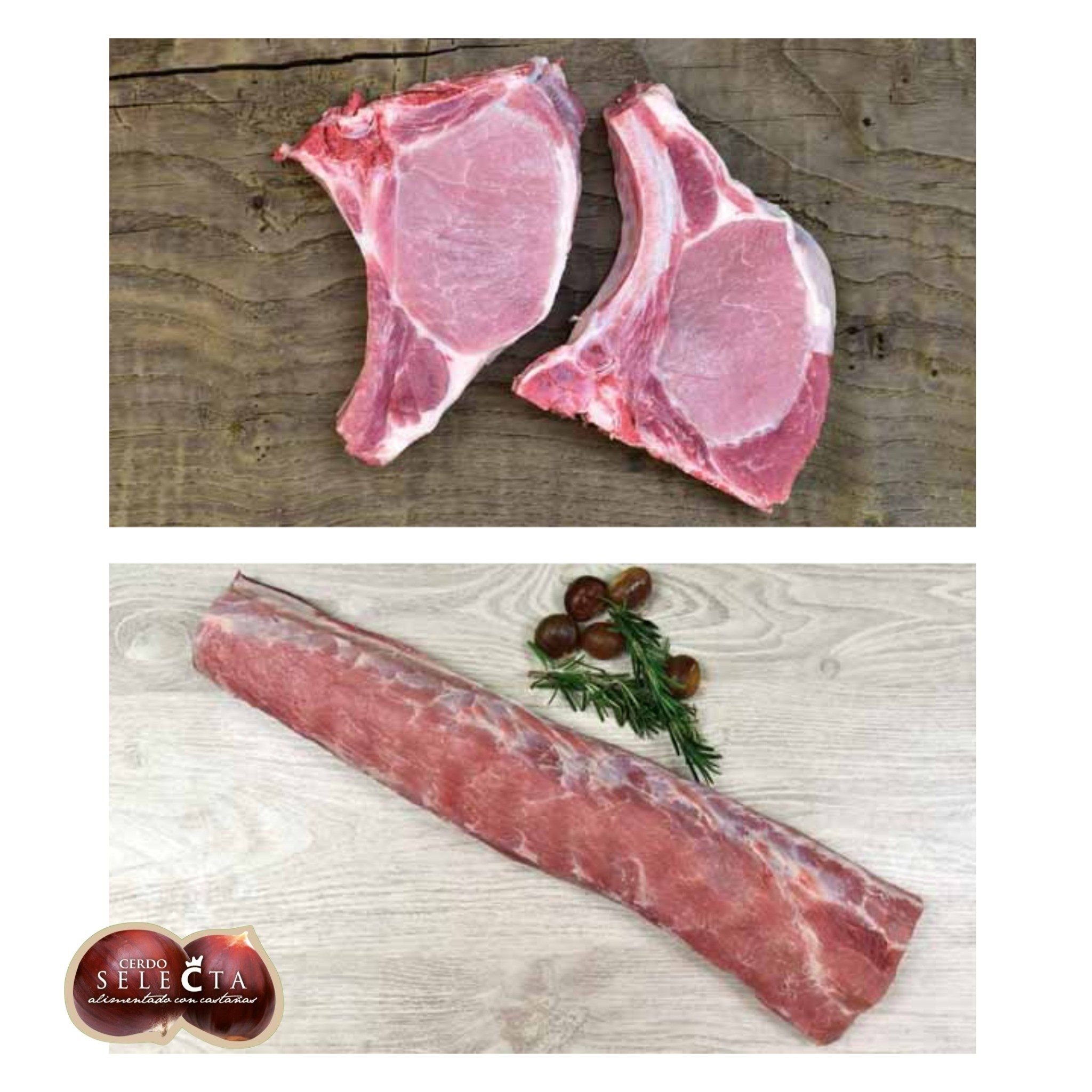 Selecta pork chestnut fed Pork chop dry aged 3-4weeks – PGF ASIA