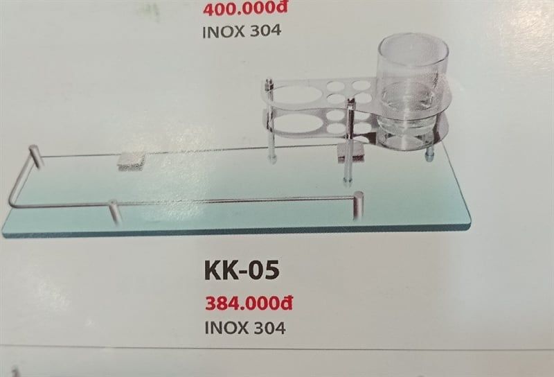 kệ kiếng kk05 inox304 – dnacorp