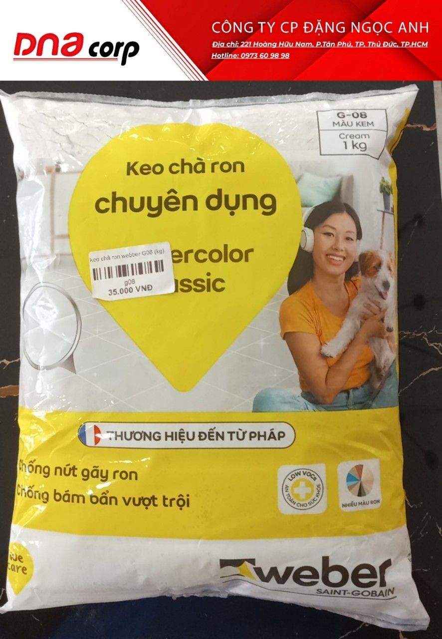 Keo chà ron Weber G-08 – dnacorp