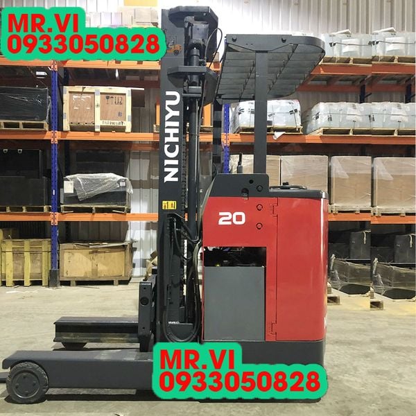 Xe Nâng Điện Đứng Lái Nichiyu 2 Tấn Cao 3M 4M 5M Giá Rẻ – NHỰA SAO KIM