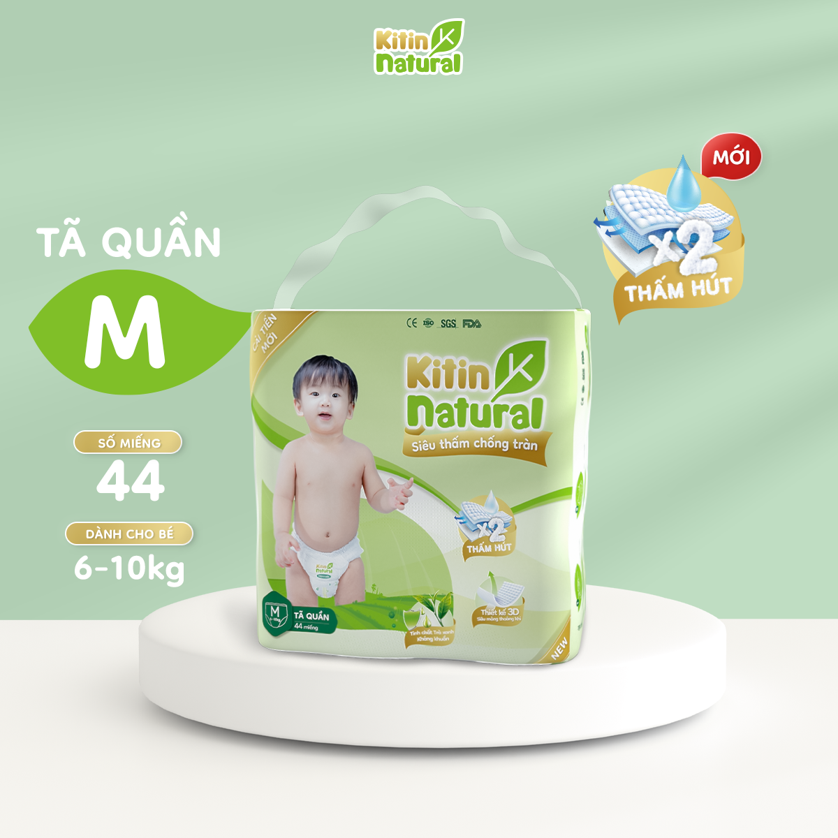 Kitin Natural tã quần size XXL – Tã bỉm Kitin Natural