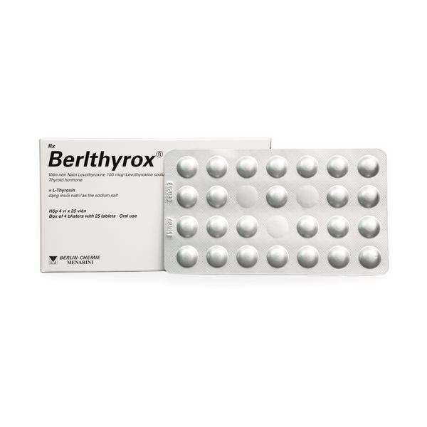 Berlthyrox 100 mcg (H/100 viên) – VIETHA PHARMA CORP