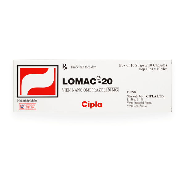Lomac 20mg (Hộp/10 vỉ x 10 viên) – VIETHA PHARMA CORP