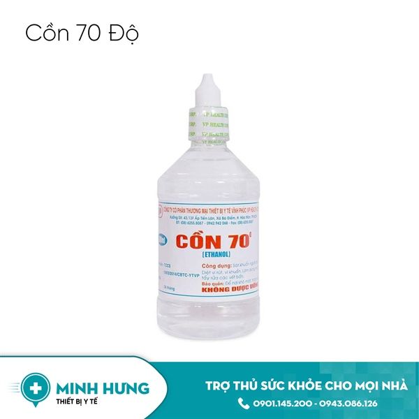 Cồn 70 Độ - 50ml – Thiết Bị Y Tế Minh Hưng