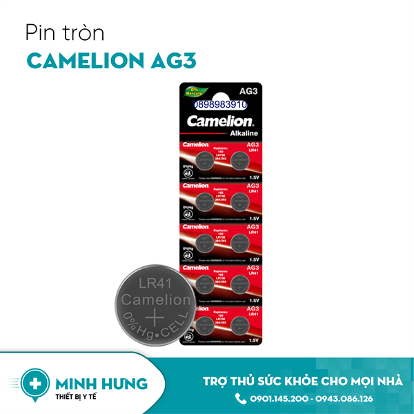 Pin Camelion AG3 – Thiết Bị Y Tế Minh Hưng