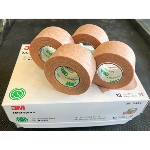 Băng Keo Giấy Micropore 3M Nâu – Thiết Bị Y Tế Minh Hưng