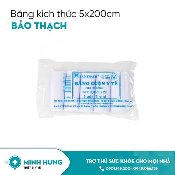 Băng Kích Thước 5x200 - Thiết Bị Y Tế Minh Hưng Đà Nẵng