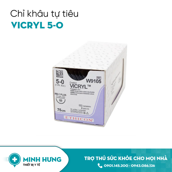 Chỉ Vicryl 5-0 - Thiết Bị Y Tế Minh Hưng Đà Nẵng