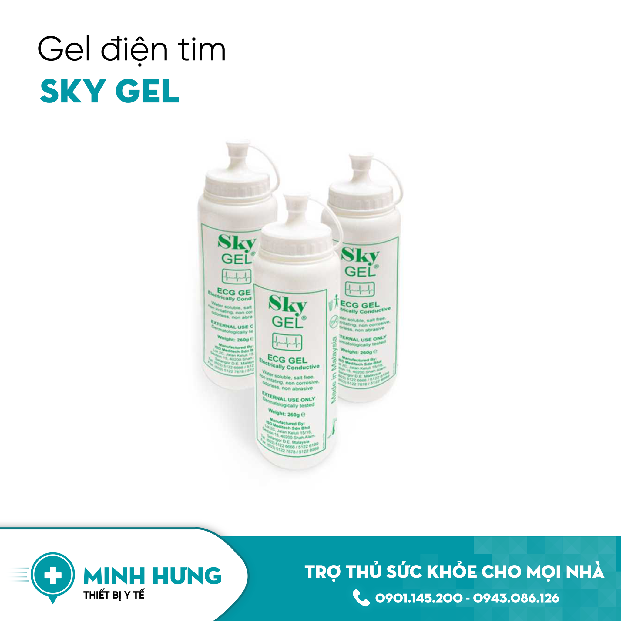 Gel Điện Tim - Thiết Bị Y Tế Minh Hưng Đà Nẵng