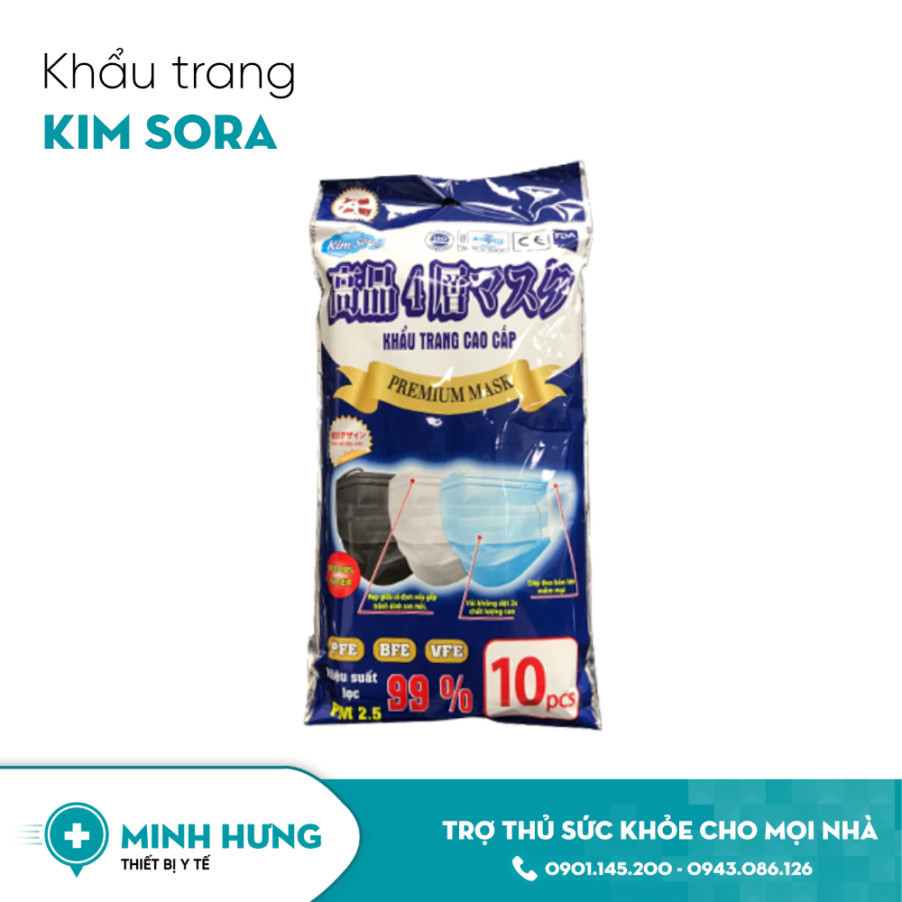 Khẩu Trang Kim Sora Cao Cấp – Thiết Bị Y Tế Minh Hưng