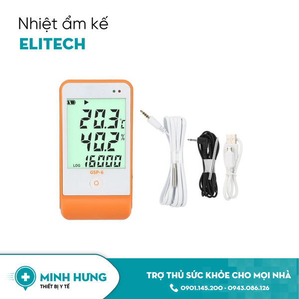 Nhiệt ẩm kế Elitech (đã bao gồm hiệu chuẩn) - Thiết Bị Y Tế Minh Hưng