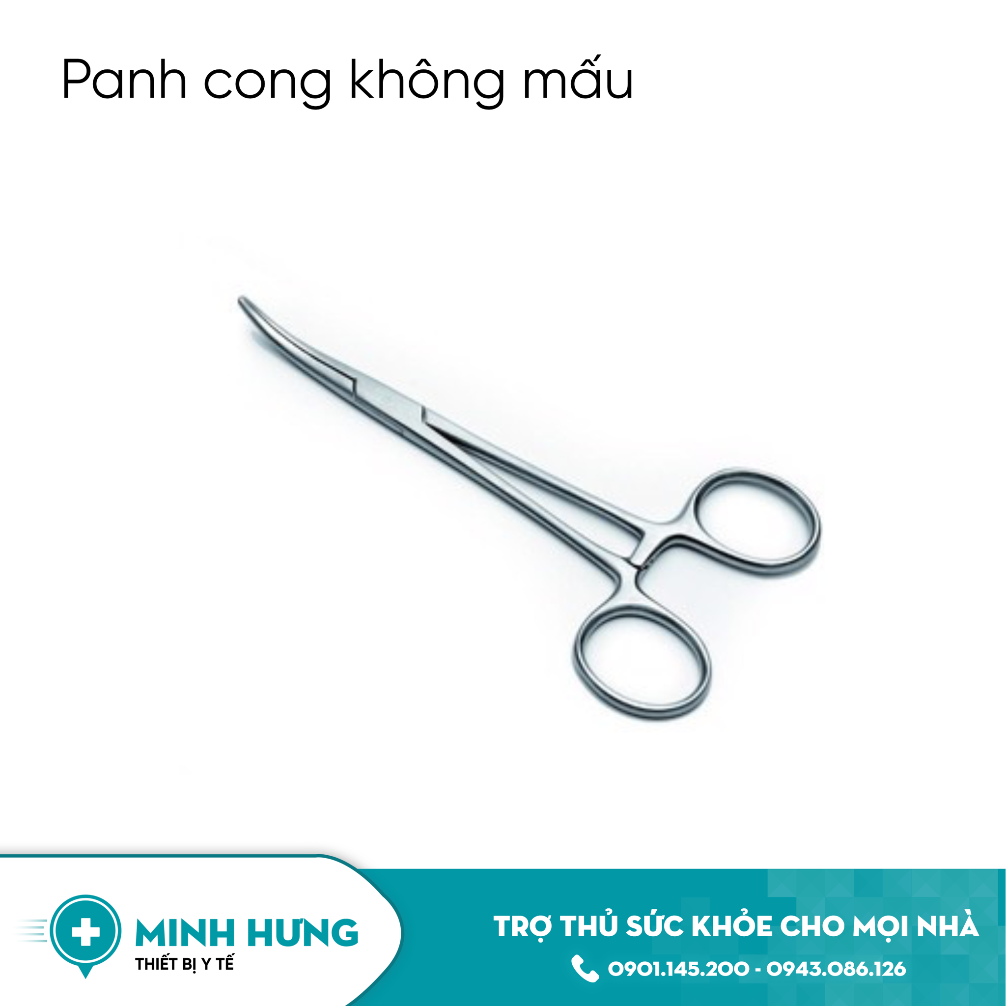 Panh Cong 18cm (Không Mấu) – Thiết Bị Y Tế Minh Hưng