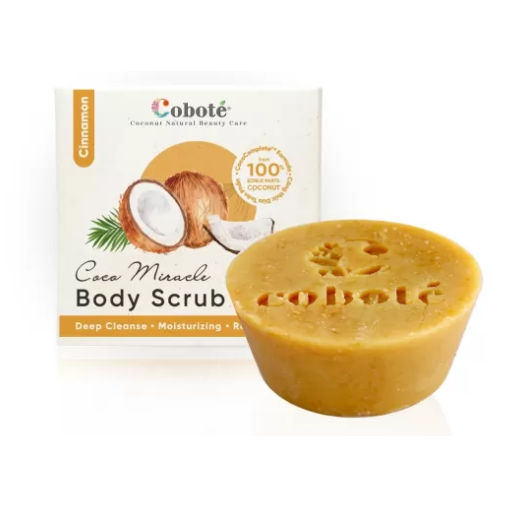 Coboté Coco Miracle Body Scrub Soap - Cinnamon | Lokal.vn