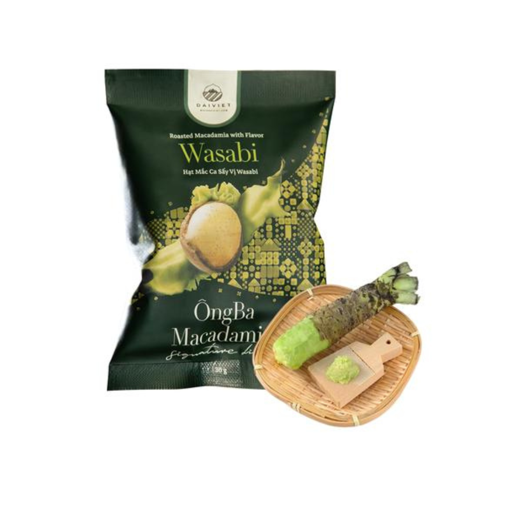 Dai Viet Flavored Macadamia - Wasabi | Vietnamese Snacks | Lokal.vn