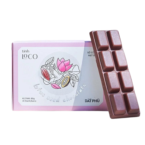 Dat Phu Tình Loco Chocolate Bar Lotus | Vietnamese Snacks | Lokal.vn
