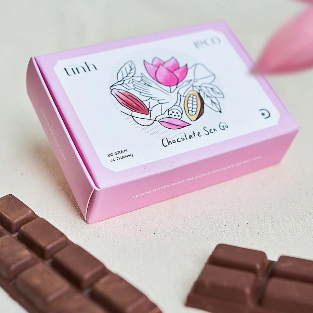 Dat Phu Tình Loco Chocolate Bar Lotus | Vietnamese Snacks | Lokal.vn