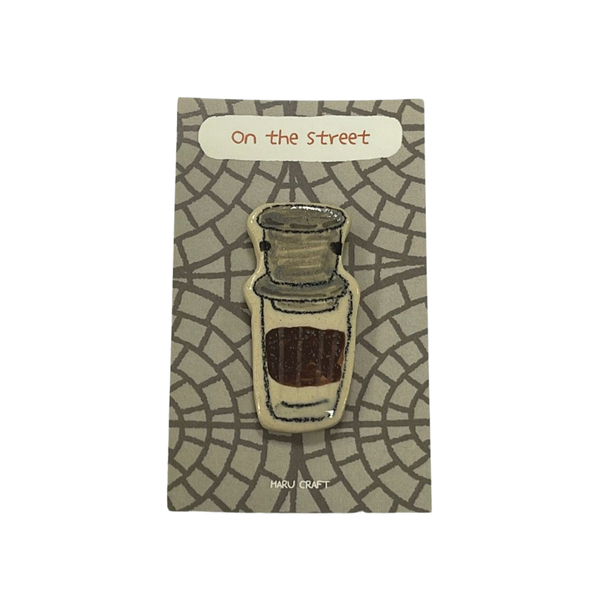 Haru Craft Ceramic Magnet-Ca Phe Phin | Vietnamese Souvenir | Lokal.vn