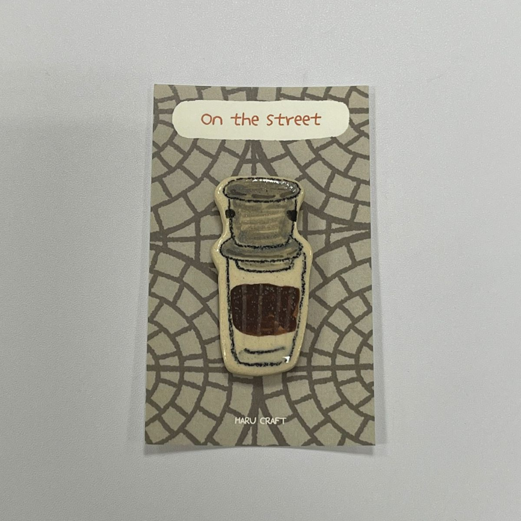 Haru Craft Ceramic Magnet-Ca Phe Phin | Vietnamese Souvenir | Lokal.vn