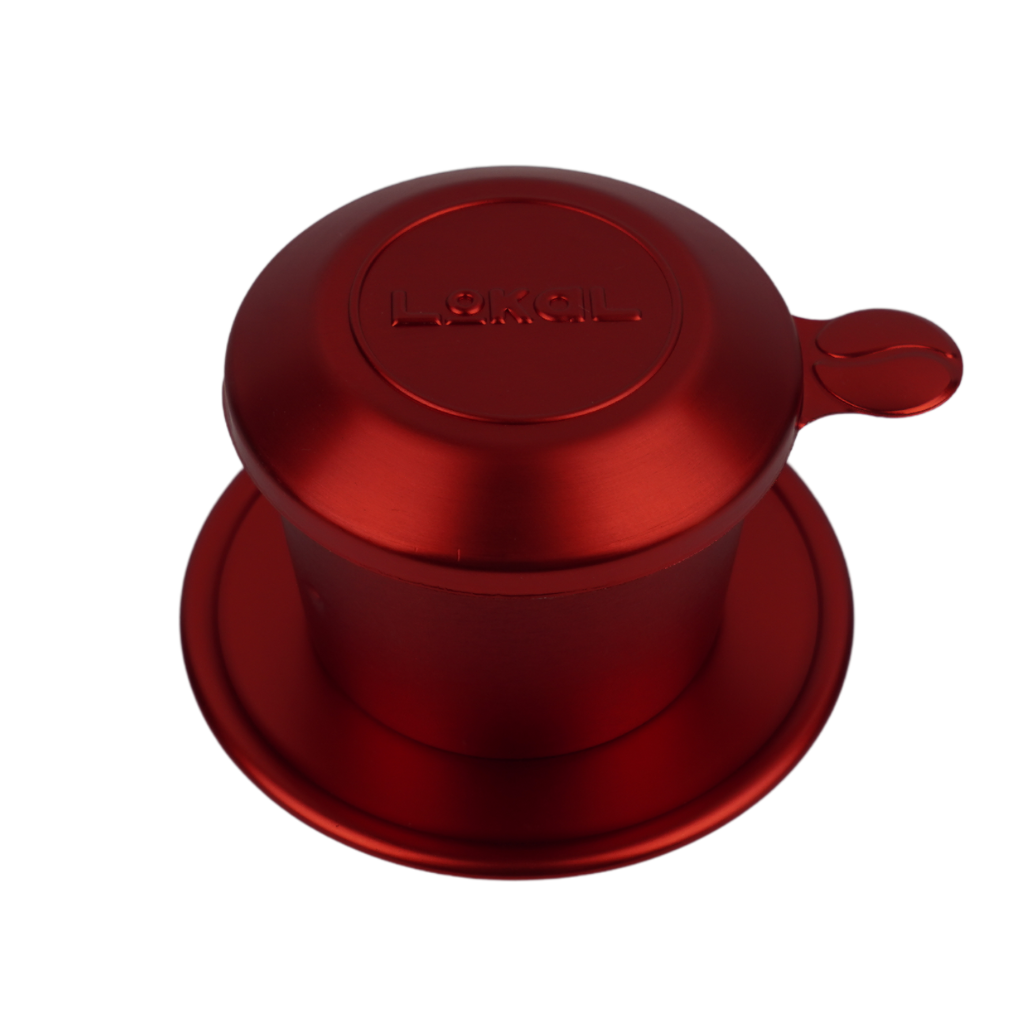 Lokal Coffee Filter - Red | Vietnamese Coffee Filter | Lokal.vn