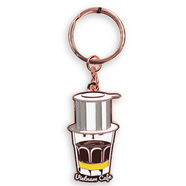 Saigonir Metal Keychain - Cafe Sua | Vietnamese Souvenirs | Lokal.vn