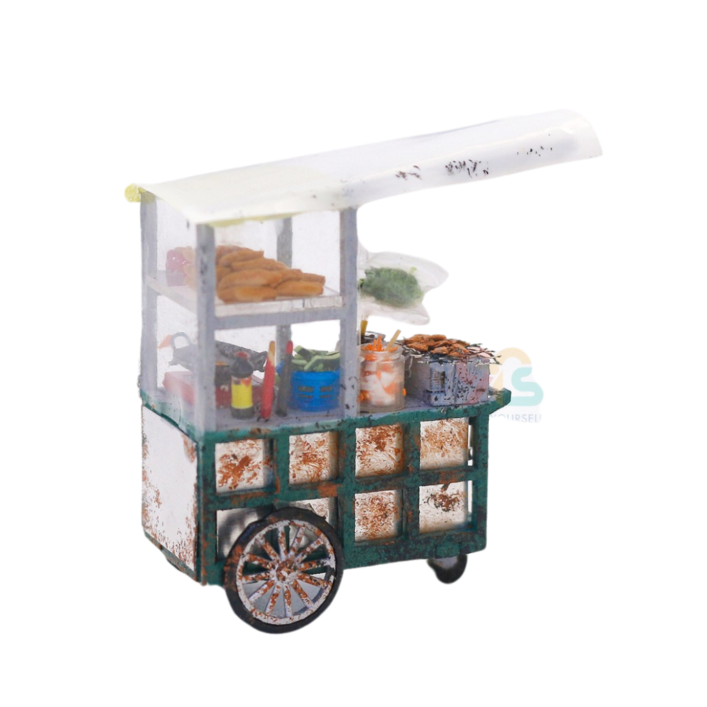 The 90s DIY Street Vendor Cart-BBQ Sandwich Cart | Souvenir | Lokal.vn
